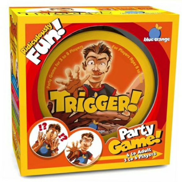 Blue Orange | Games | Trigger Fun Buzzer Silly Trivia Party Game New ...